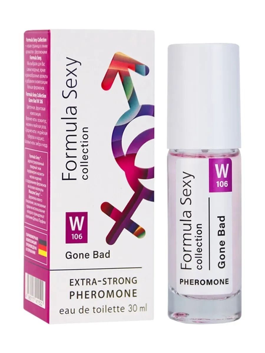Туалетная вода Formula Sexy GONE BAD W106 с феромонами 30ml (аромат Kil Good Girl Gone Bad) для женщин