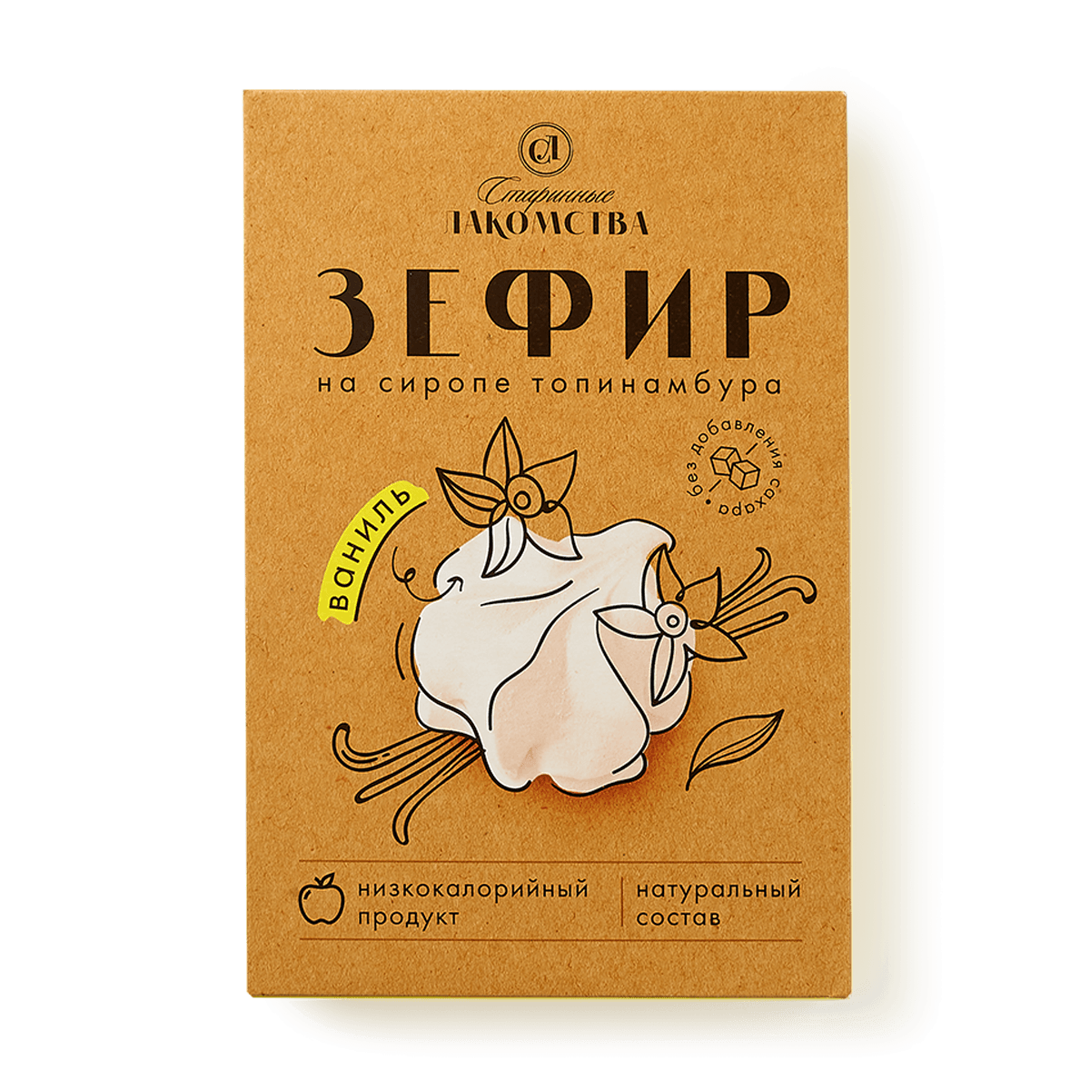 Зефир StarinnyeLakomstva "Старинные лакомства", ваниль, без сахара, 200 г