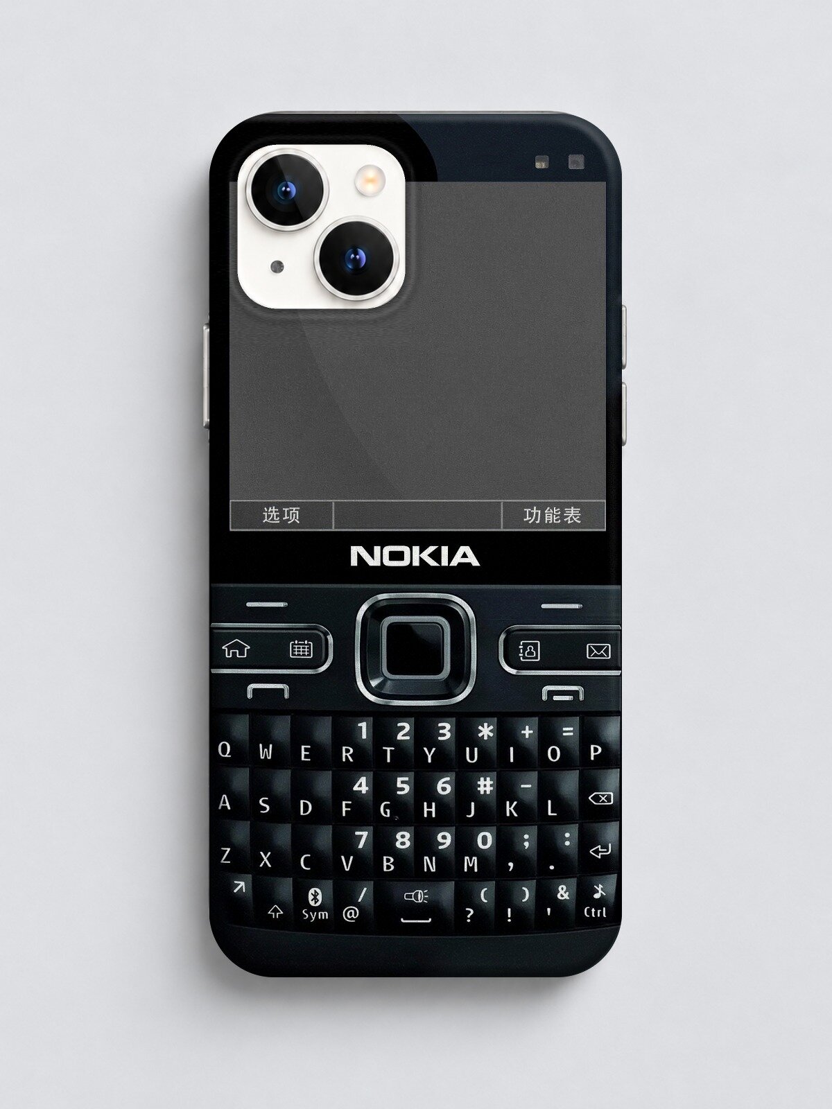 Прозрачный чехол на iPhone 14 Nokia E72 мобильный