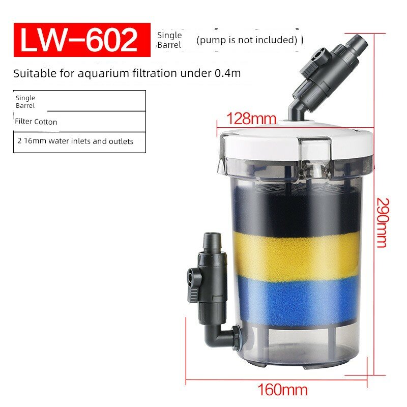 Предварительный фильтр аквариумного бака LW-602 для внешней очистки воды и ухода за аквариумом