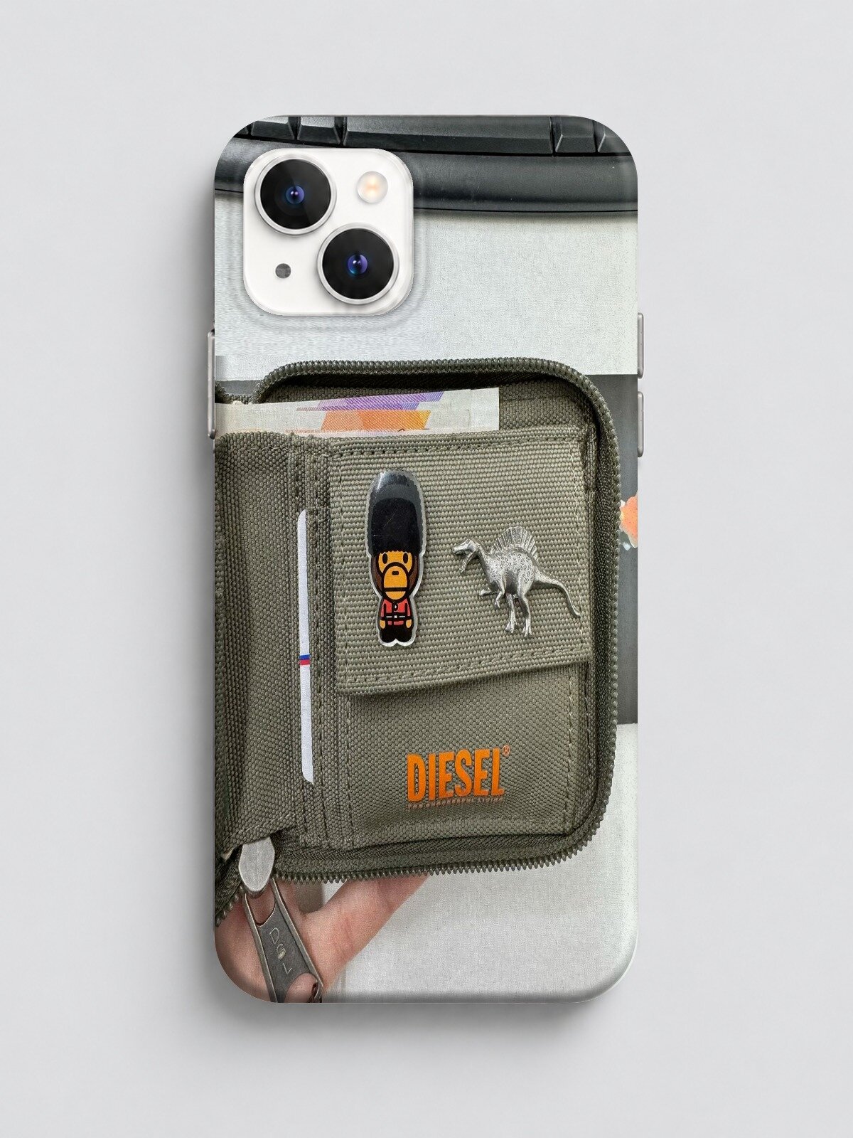 Силиконовый чехол на iPhone 15 A Bathing Ape