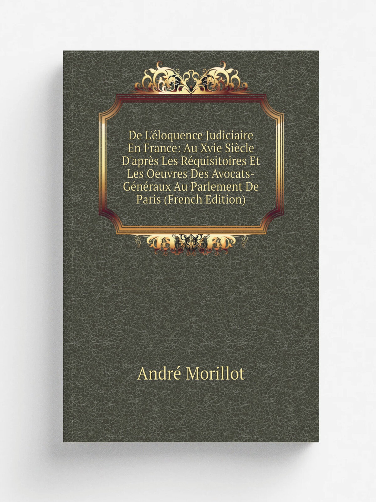 De L'. loquence Judiciaire En France: Au Xvie Si.cle D'apr. s Les R.quisitoires Et Les Oeuvres Des Avocats-G. n. raux Au Parlement De Paris (French Editi…