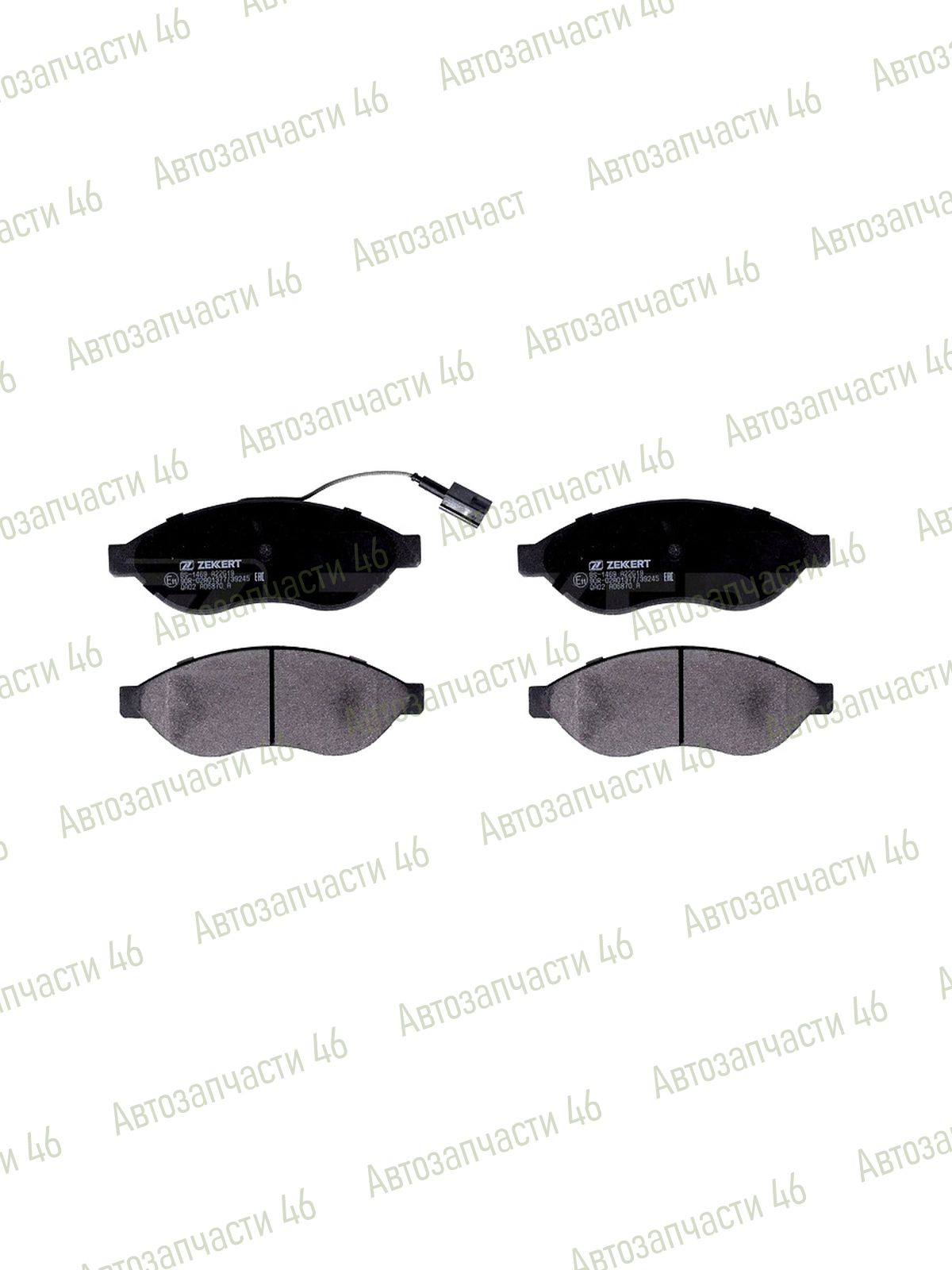 Колодки тормозные передние Peugeot Boxer Боксер Citroen Jumper Джампер Fiat Ducato Дукато 2006- Zekkert