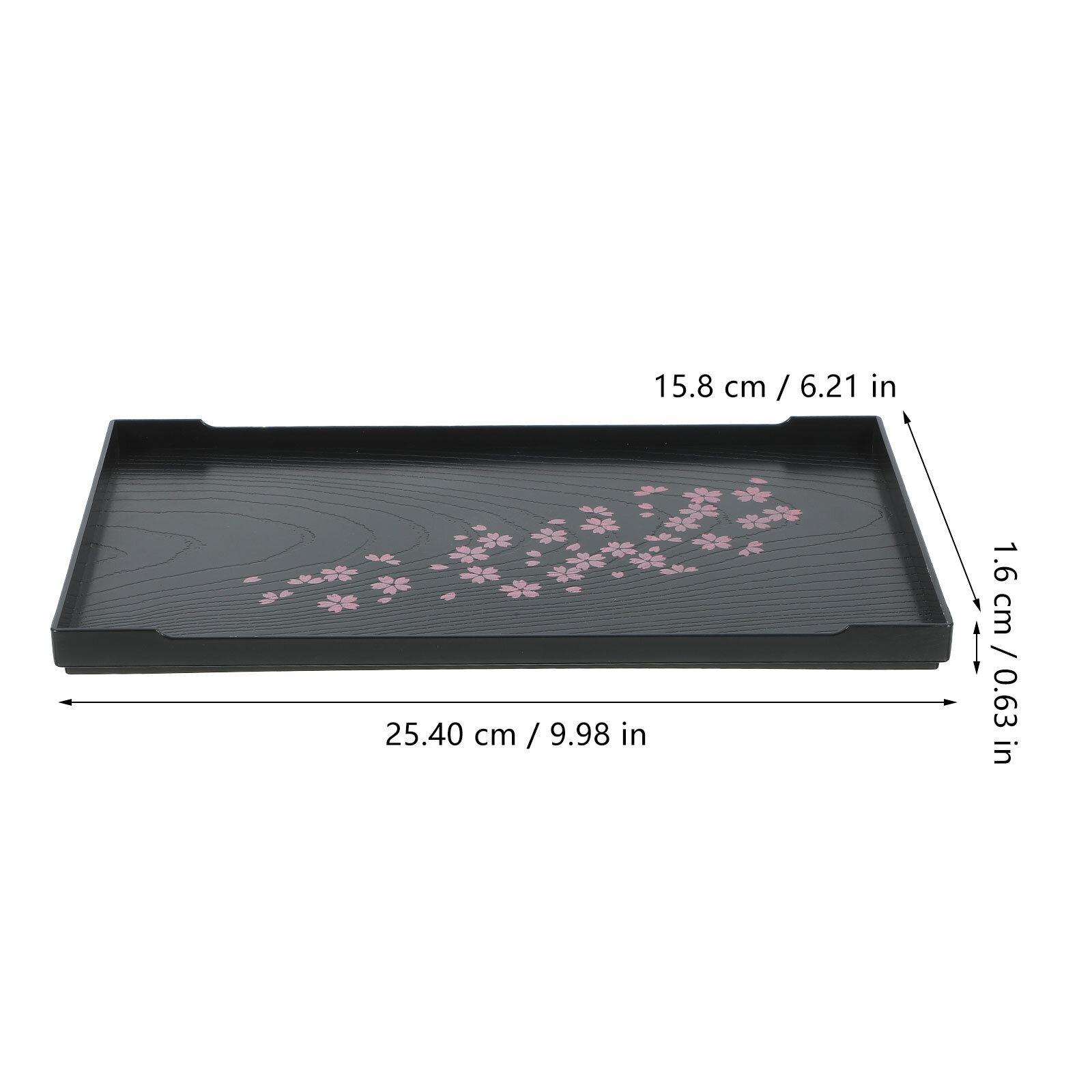 Поднос Для Чая Кофе Снеков И Фруктов Поднос Для Хлеба И Напитков 25.40X15.80X1.60Cm