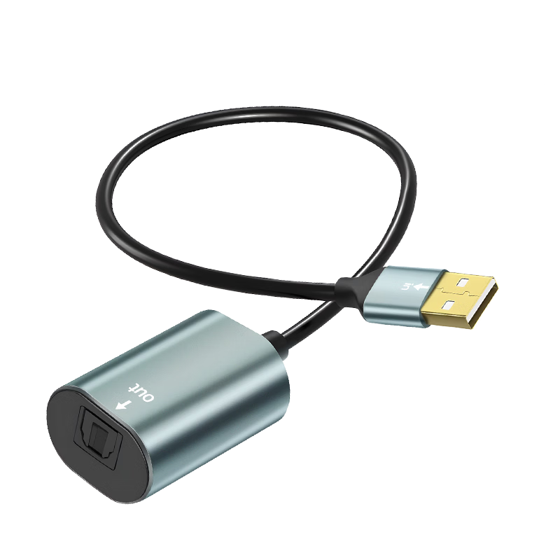Beishanque USB мужской к Toslink женский оптоволоконный аудиокабель 0.2 м для телефона ноутбука с декодером и