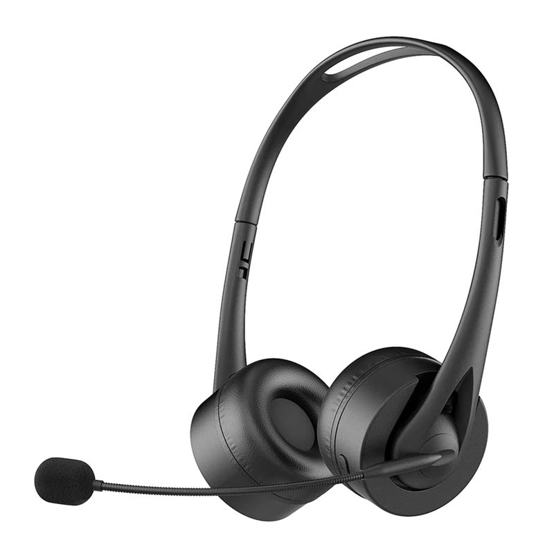 Bluetooth гарнитура SY-T490 V5.3 с микрофоном, накладные беспроводные наушники для офиса/колл-центра, HiFi звук.