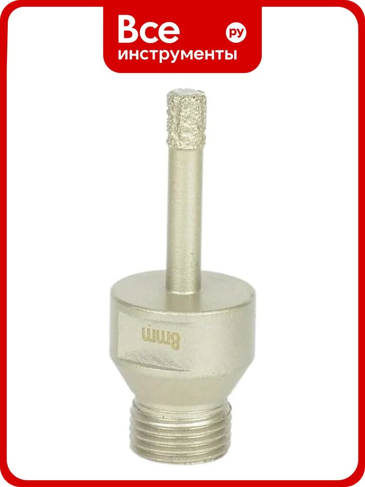 Коронка алмазная, вакуумное спекание (8х40 мм; 1/2"; М14) TECH-NICK TUK 136.600.7015