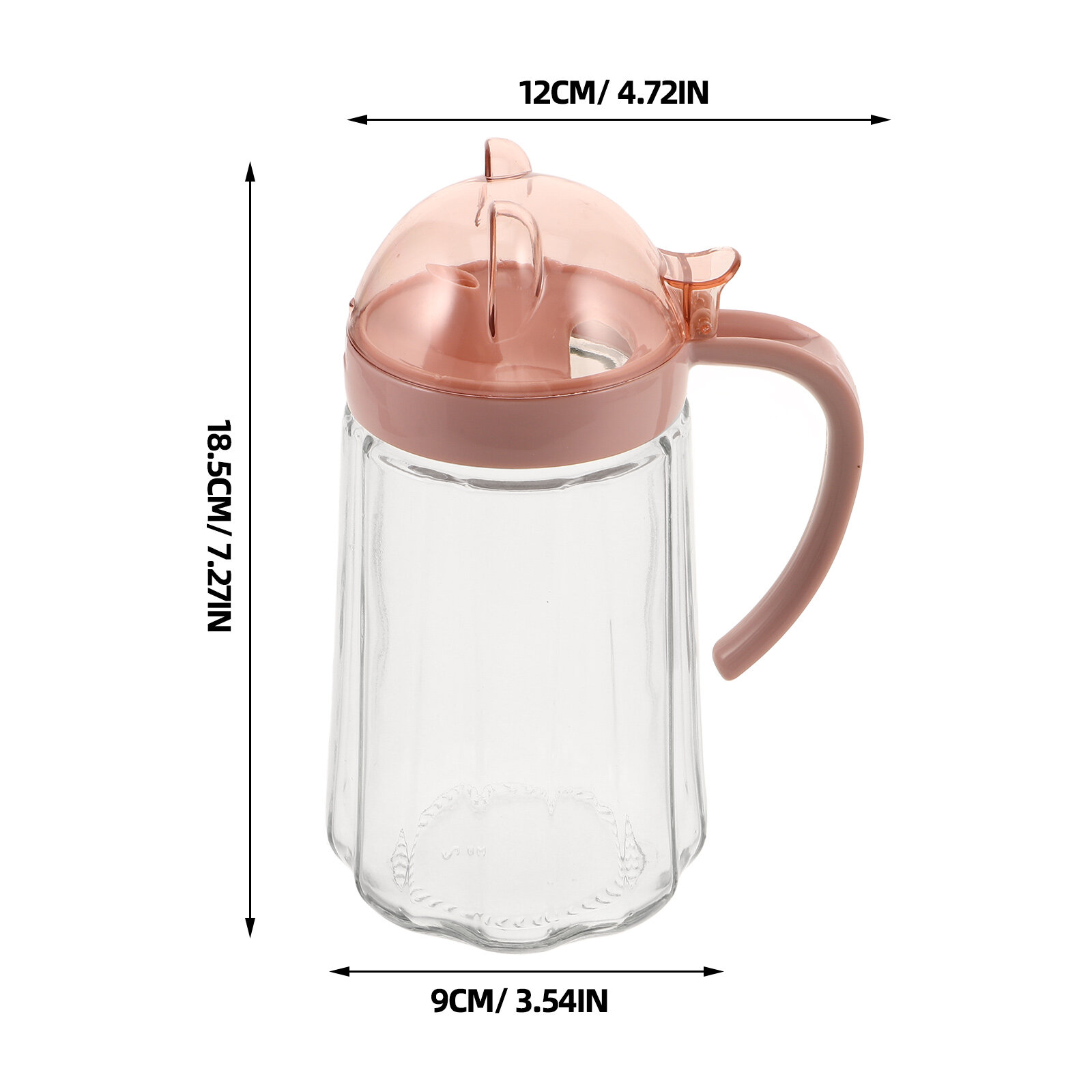 Стеклянная Бутылка Для Масла С Картинкой 1 Шт Прозрачная 18.50X12.00X9.00Cm