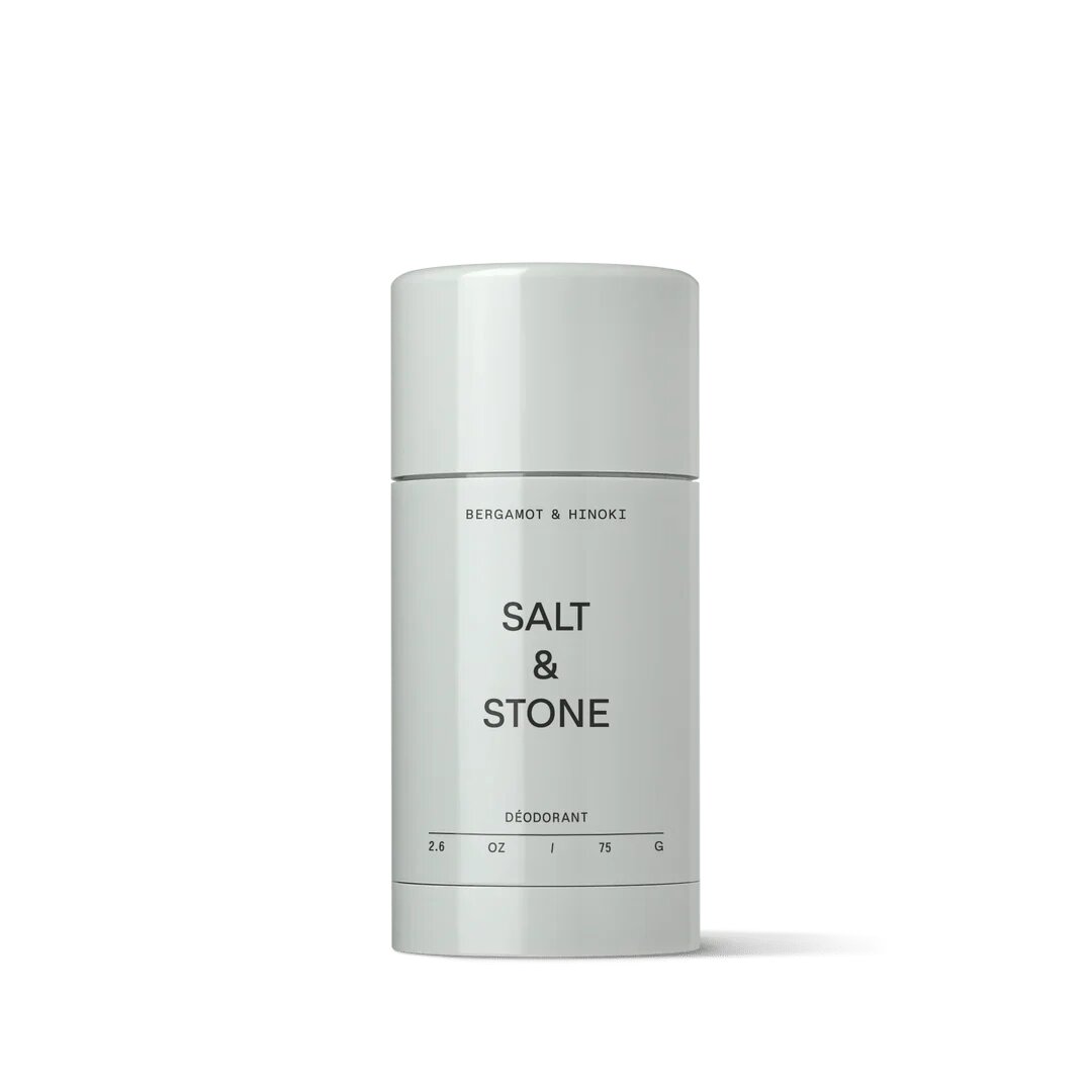Премиалные дезодоранты SALT & STONE, 75 гр.| унисекс-ароматы, стойкость до 48 часов. Bergamot & Hinoki.