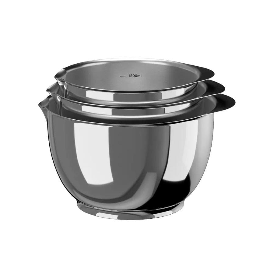 Миска Rosti Steel, 3 шт, серебристый