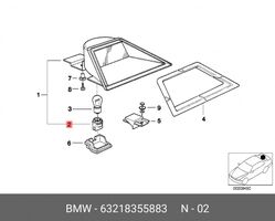 Патрон лампы BMW X6 E71 2008-2014;3-серия E30 1982-1991;5-серия E34 1988-1995;7-серия E32 1986-