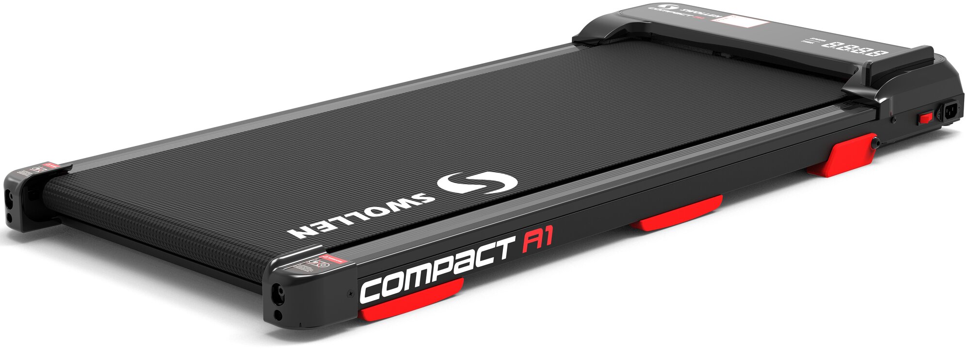 Беговая дорожка электрическая для дома SWOLLEN Compact A1 (3 л. с. - 130 кг - 10 км./ч. - ∠ 0 - 6% - 90 х 36 см)