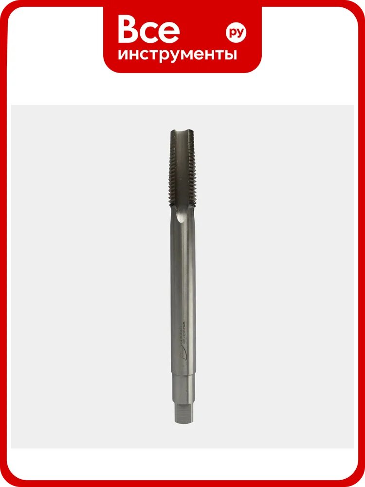 Метчик гаечный прямой РосИнструмент М 30,0x3,5 ГОСТ 1604-71 Р6М5 410335