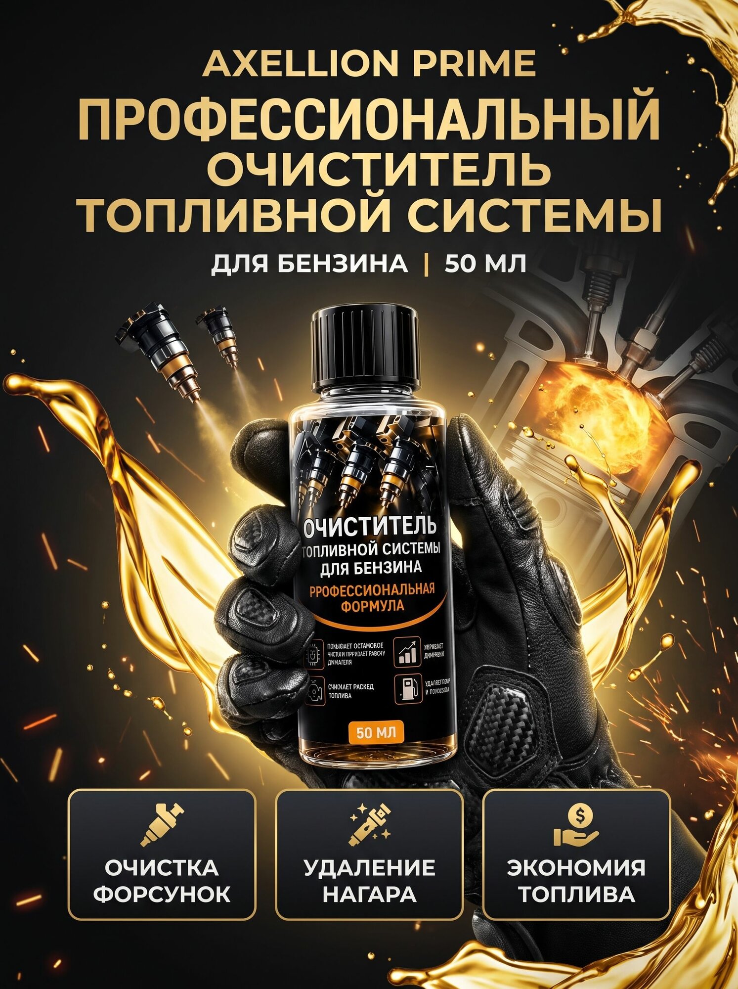 AXELLION Присадка автомобильная, 50 мл