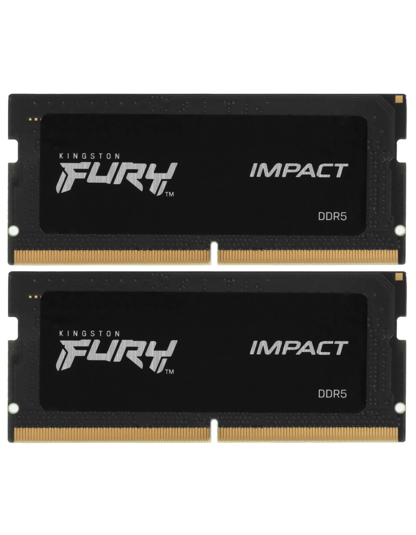 Оперативная память Kingston FURY KF548S38IBK2-16 16ГБ, DDR5, SODIMM, 4800 МГц, CL38