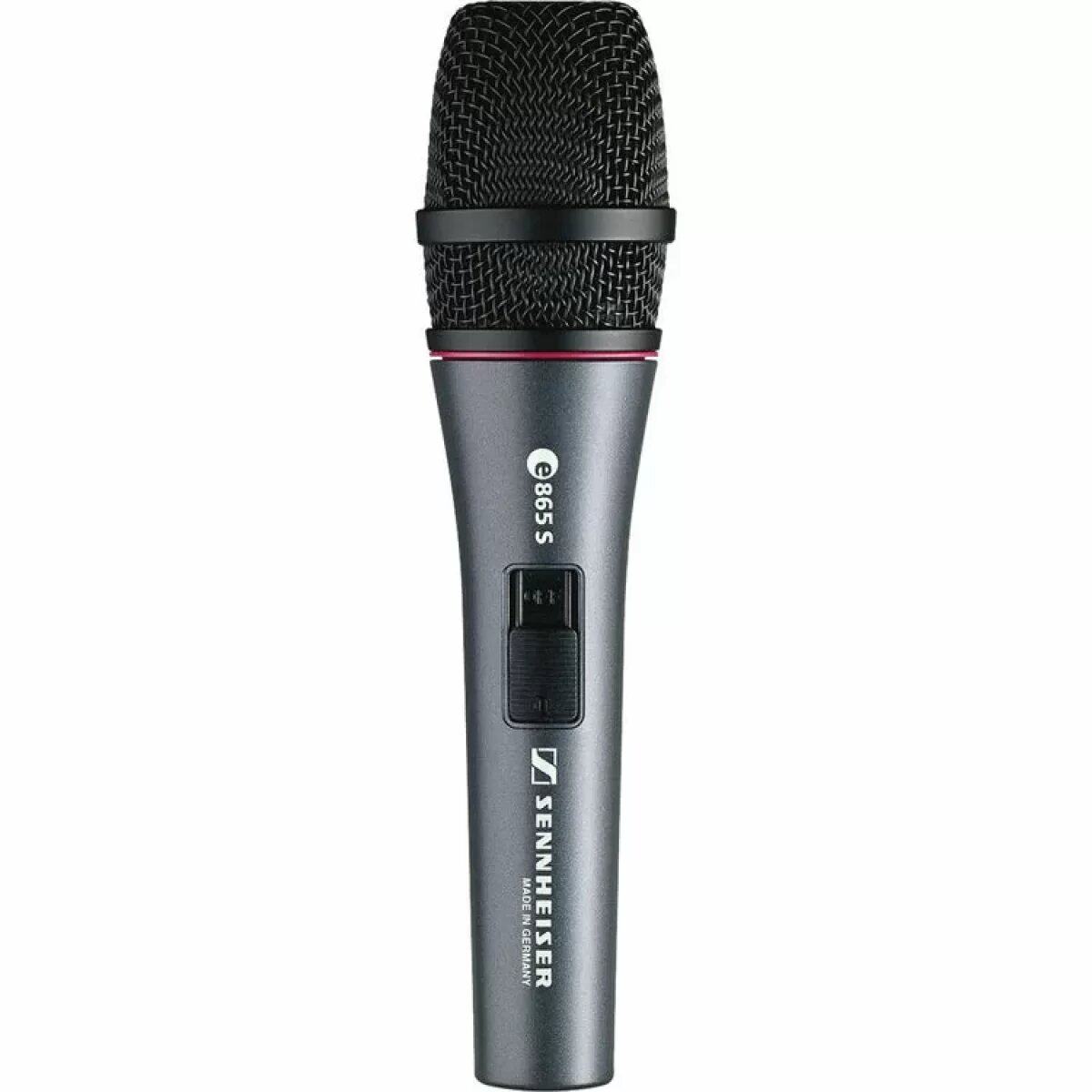 Микрофон Sennheiser e 865-S (4847) [Конденсаторный суперкардиоидный вокальный проводной evolution, 40 - 20000 Гц, XLR, зажим MZQ 400, мягкий чехол]