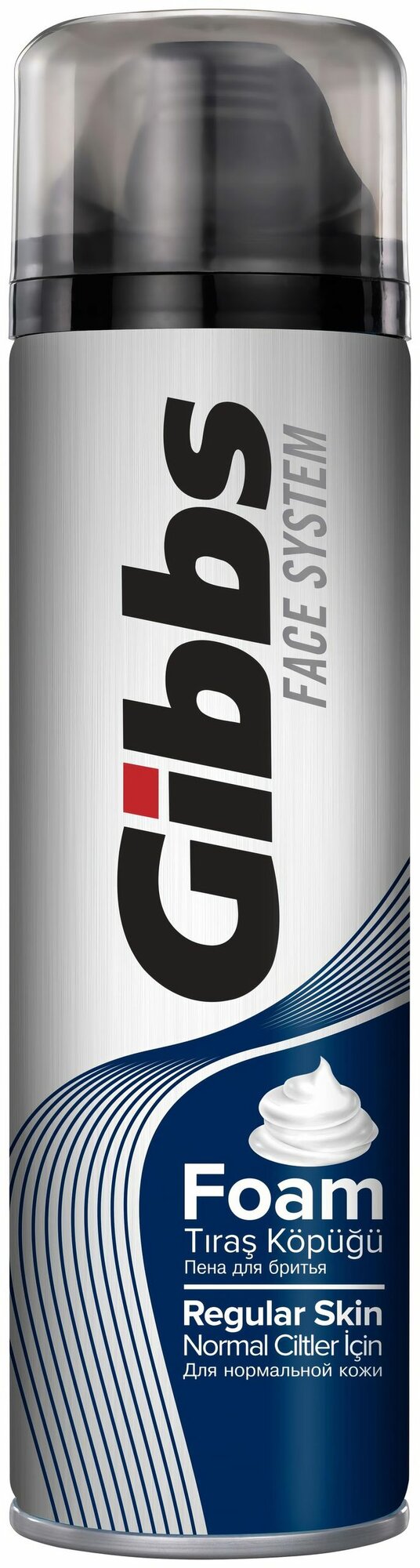 Пена для бритья Gibbs Regular, 200 мл