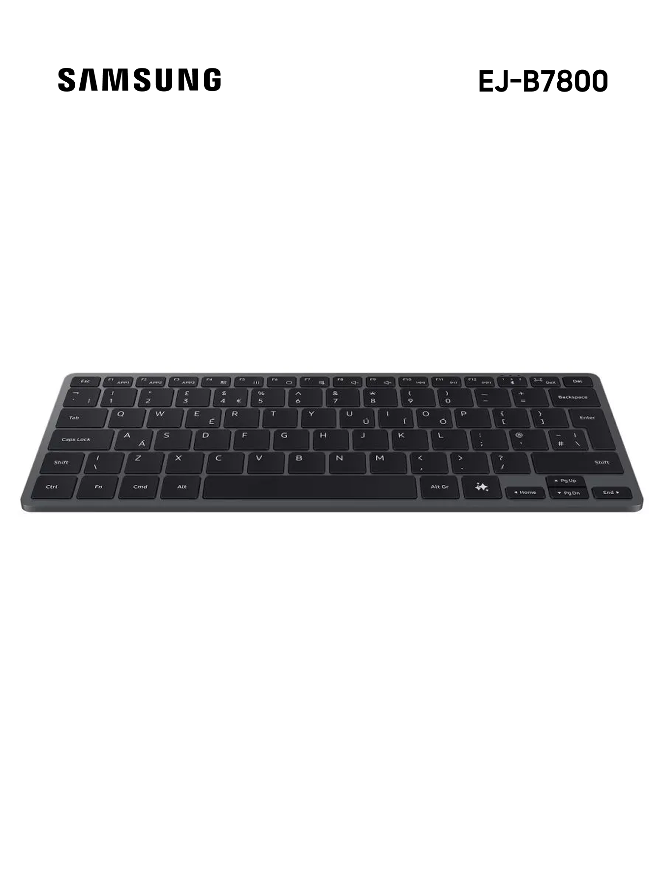 Универсальная Bluetooth-клавиатура Samsung EJ-B7800, чёрный