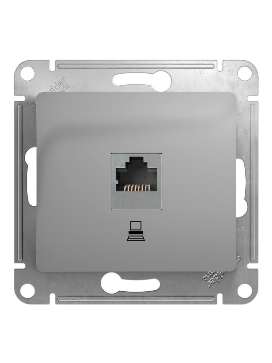 Розетка Systeme Electric GSL000381K компьютерная RJ45 кат.5E