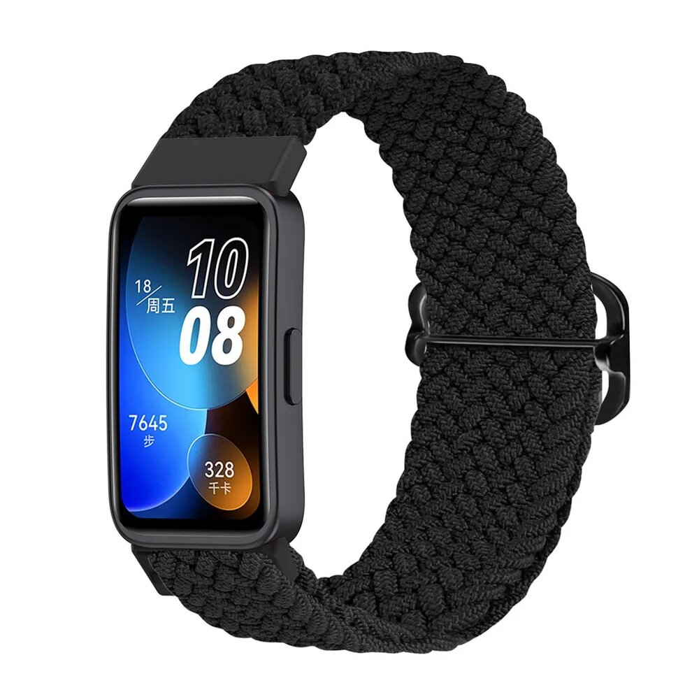 Спортивный ремень Huawei Band 7 плетеный нейлоновый кольцевой ремень Huawei Band7 наручные часы с регулируемой заменой браслета