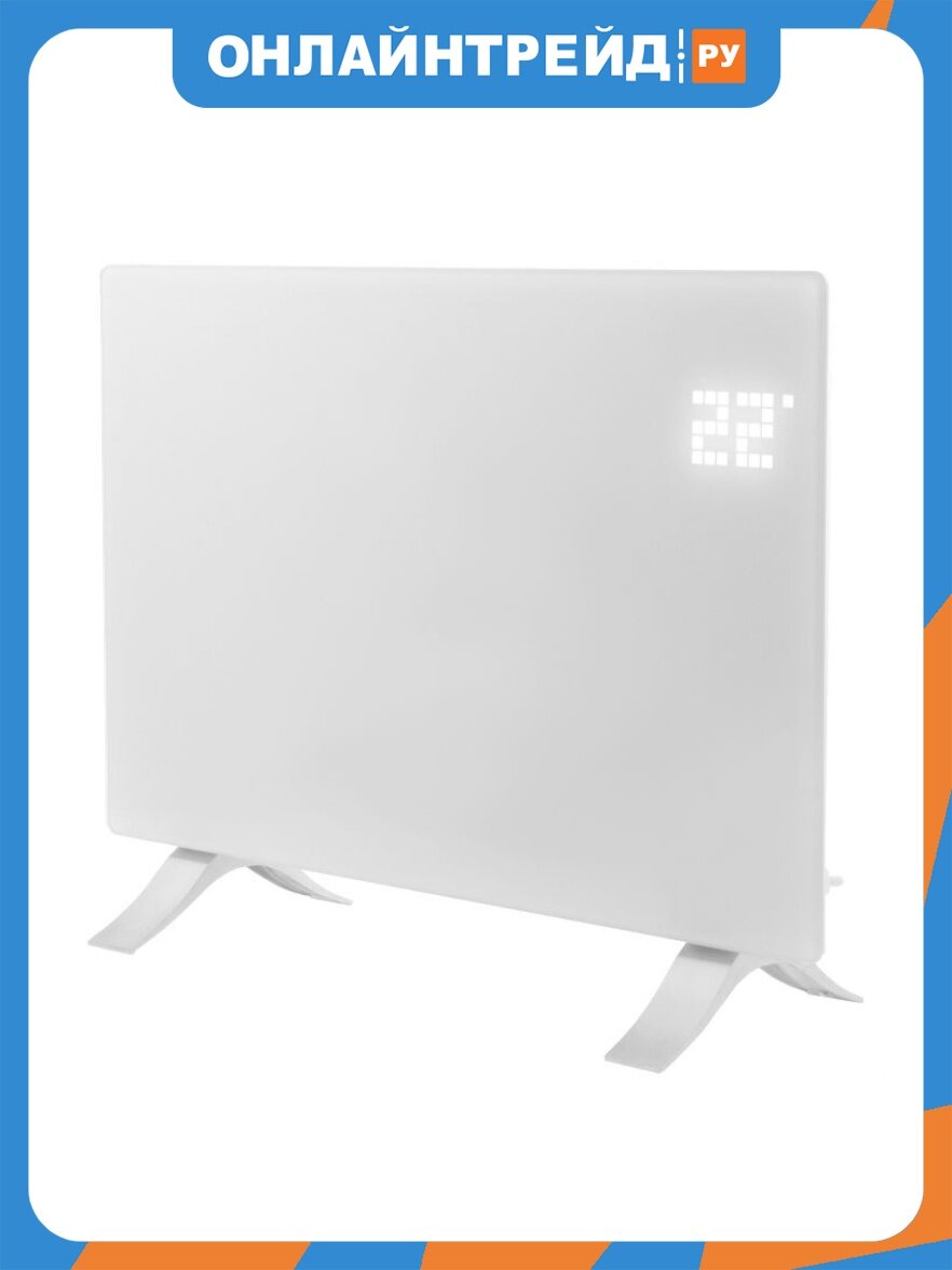 Конвектор электрический Denzel OptiPrime-1500, Wi-Fi, тачскрин, цифровой термостат, 1500 Вт, 98122