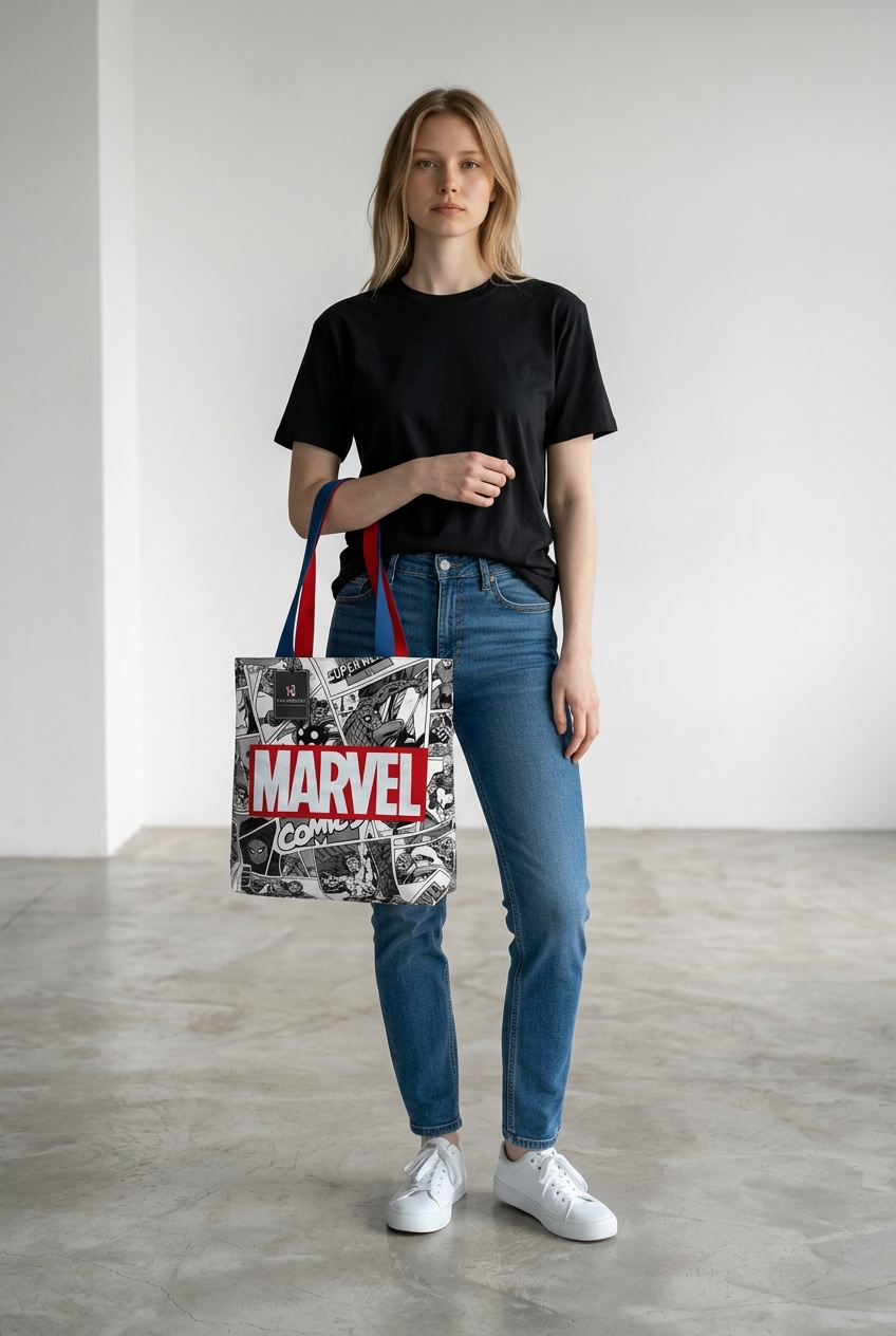 Сумка NINETYGO MARVEL Comic grey color — фото 1