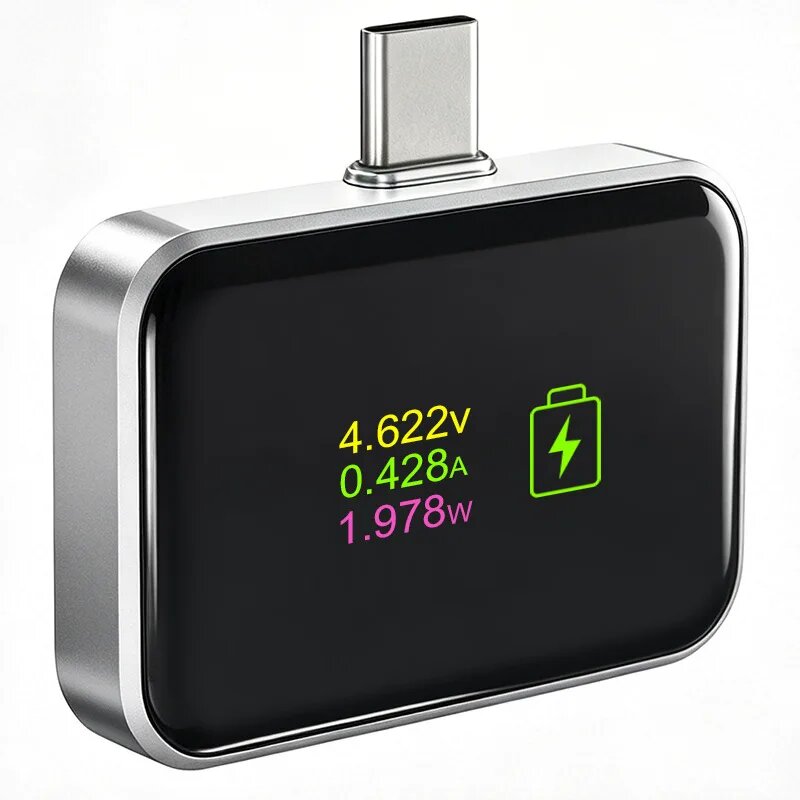 Умный адаптер KEBIDUMEI 140W, Type-C, серебристый