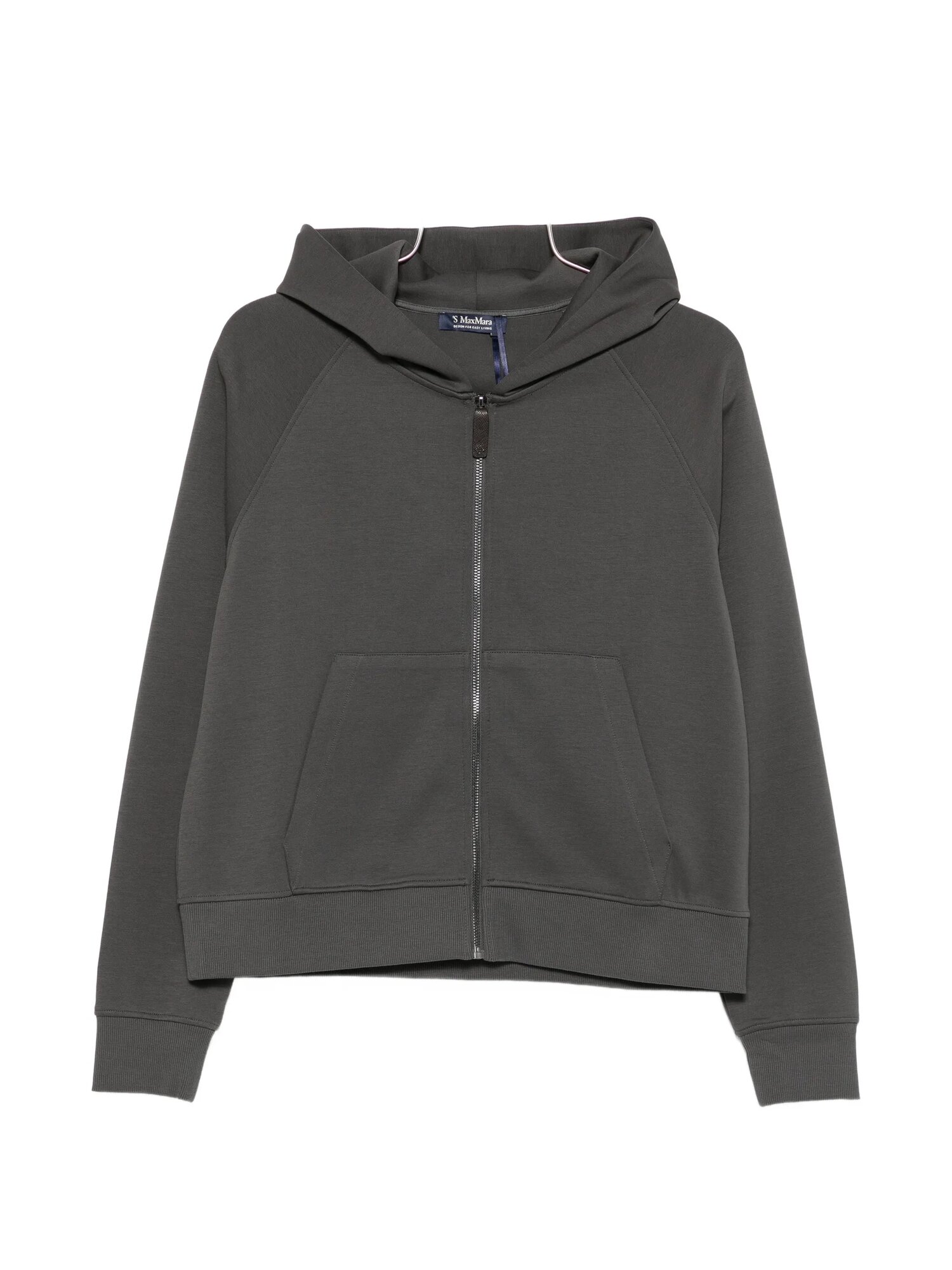 Худи Smmmarea zip-fastening ribbed-knit hoodie