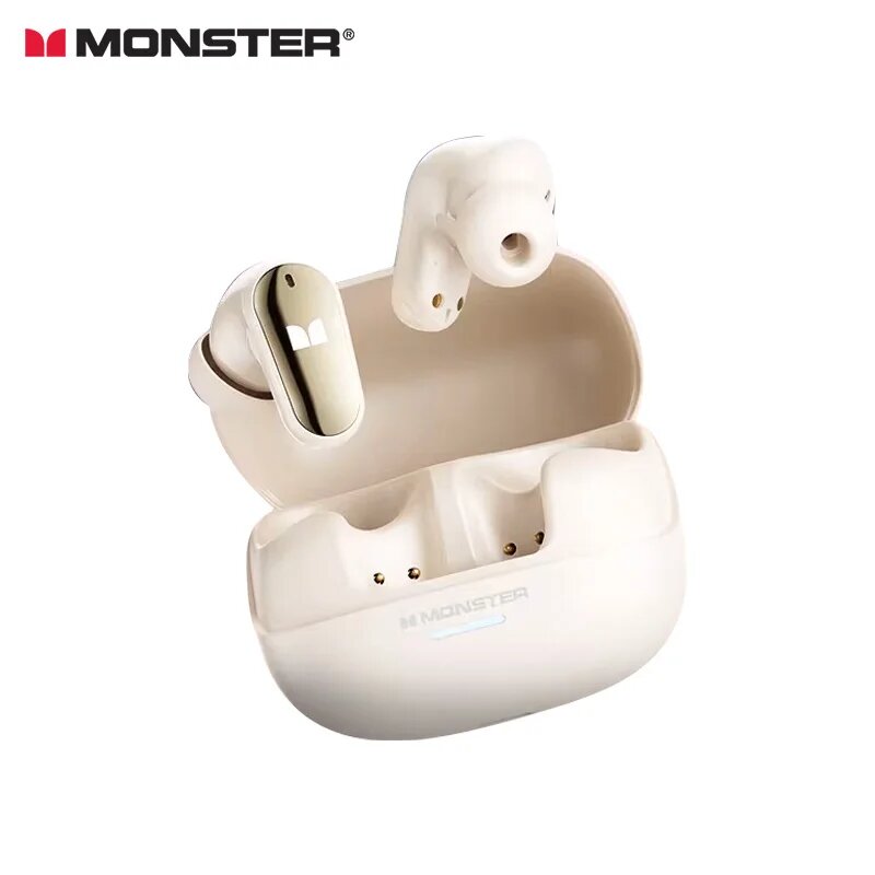 Monster MQT52 Беспроводные наушники, Белый/Beige