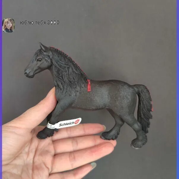 Модель лошади Schleich, немецкий конный спорт, мини-имитация