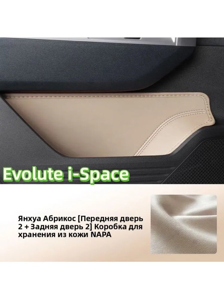 Органайзер для хранения в дверной карте автомобиля Evolute i-Space, 4 шт.
