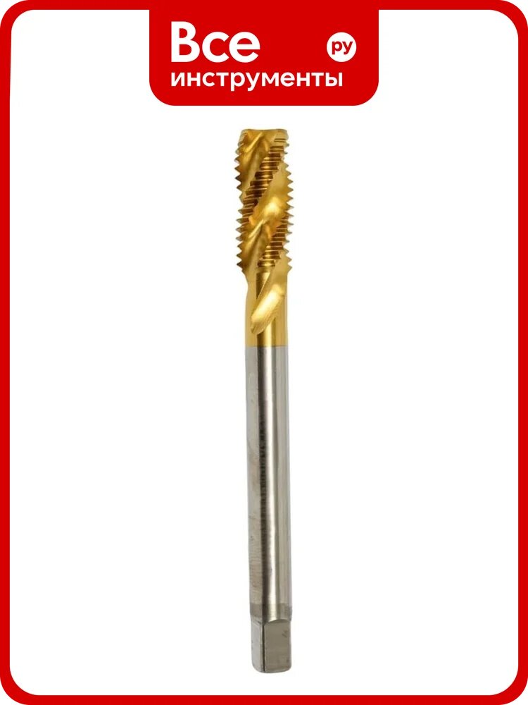 Метчик DAKSTOOLS м12x1,25 tin, винтовая канавка 21-12125