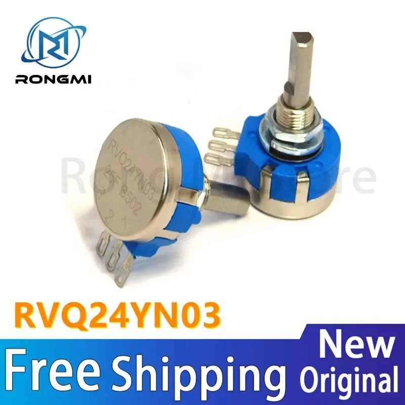 Потенциометр карбоновый 5K Ohm RVQ24YN03
