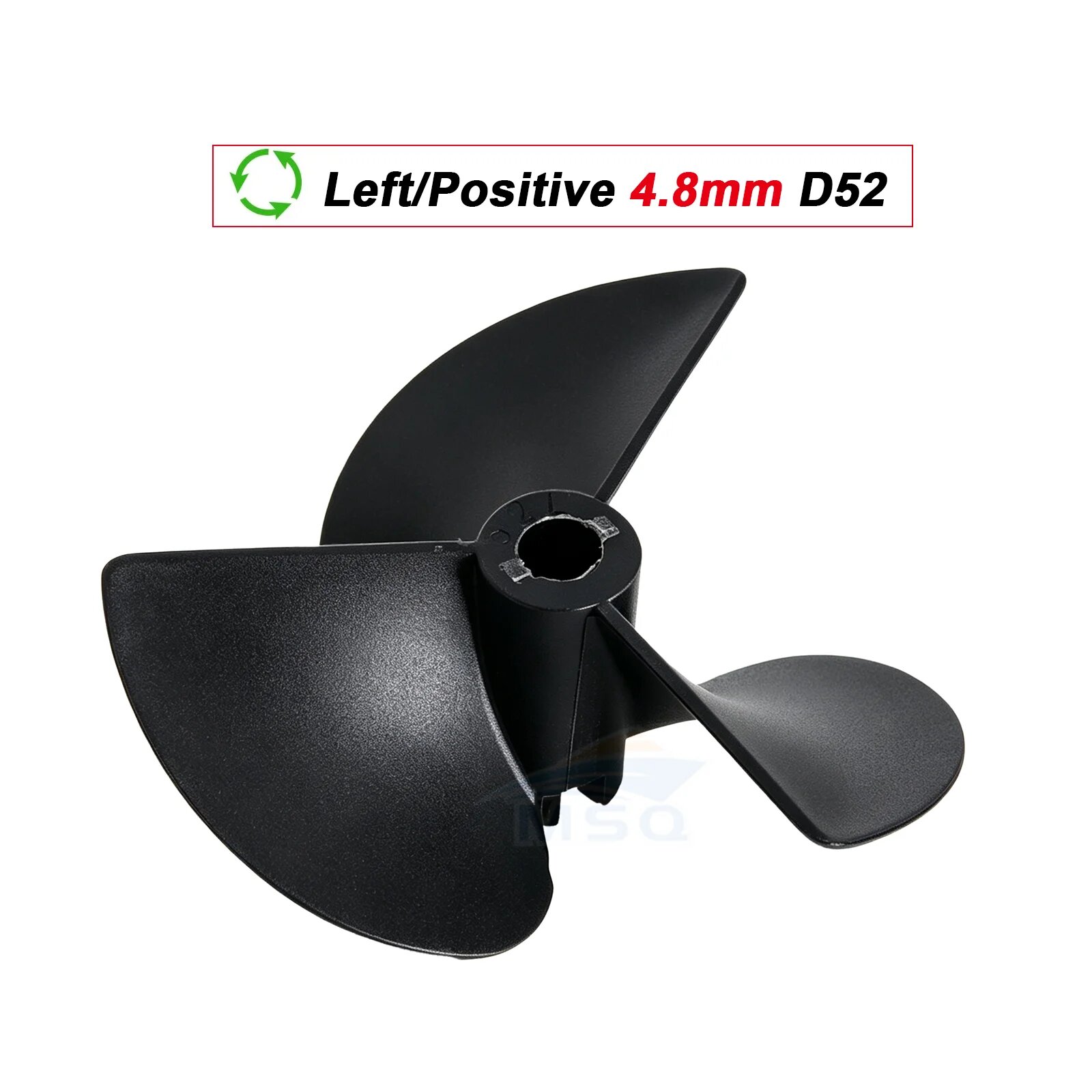 Нейлоновый пропеллер MSQ 3-лопастной, D52x4.8mm Positive
