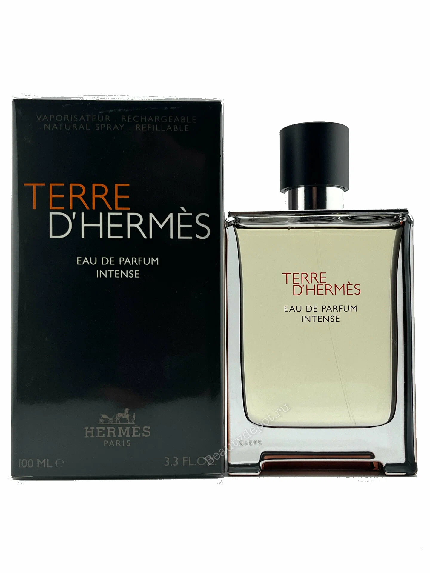 Мужская парфюмерная вода Hermes Terre D'hermes Intense 100 мл Refillable