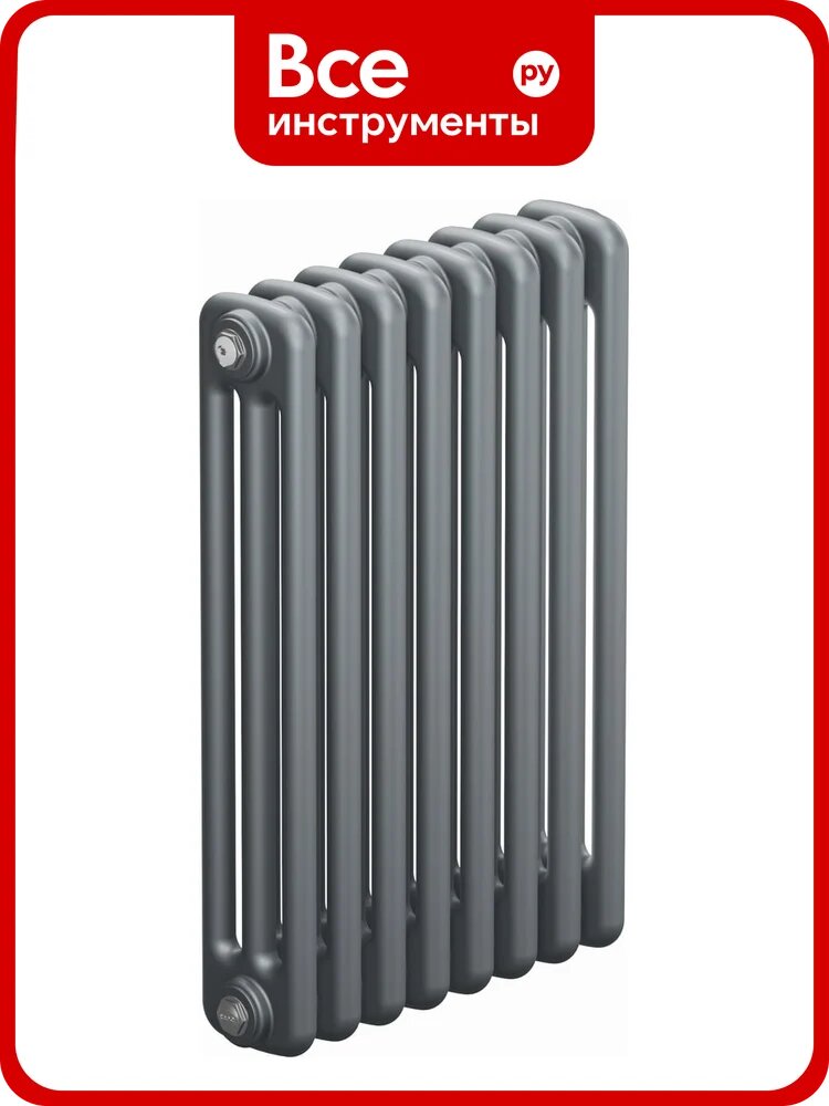 Радиатор трубчатый RIFAR TUBOG Ventil 3057 DV1 Титан 08 секц. нижн. TUB 3057-08-DV1-TI