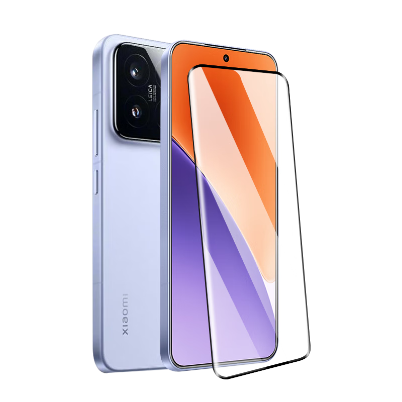 Smorss 2 шт. закаленное стекло для Xiaomi 14 Pro/14 Ultra с полным покрытием, ультратонкий, высококачественный защитный