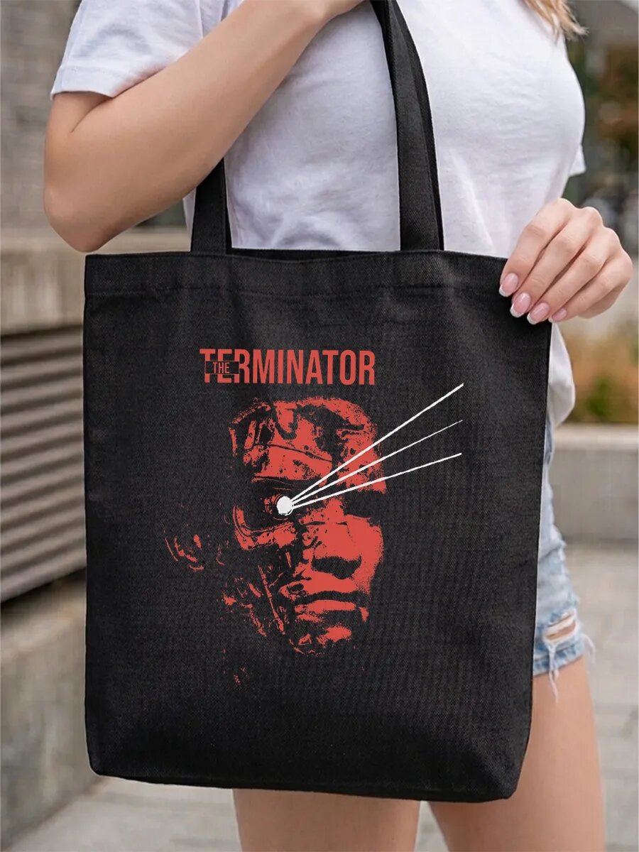 Сумка шоппер PRINTSHOT, фактура рельефная, черный