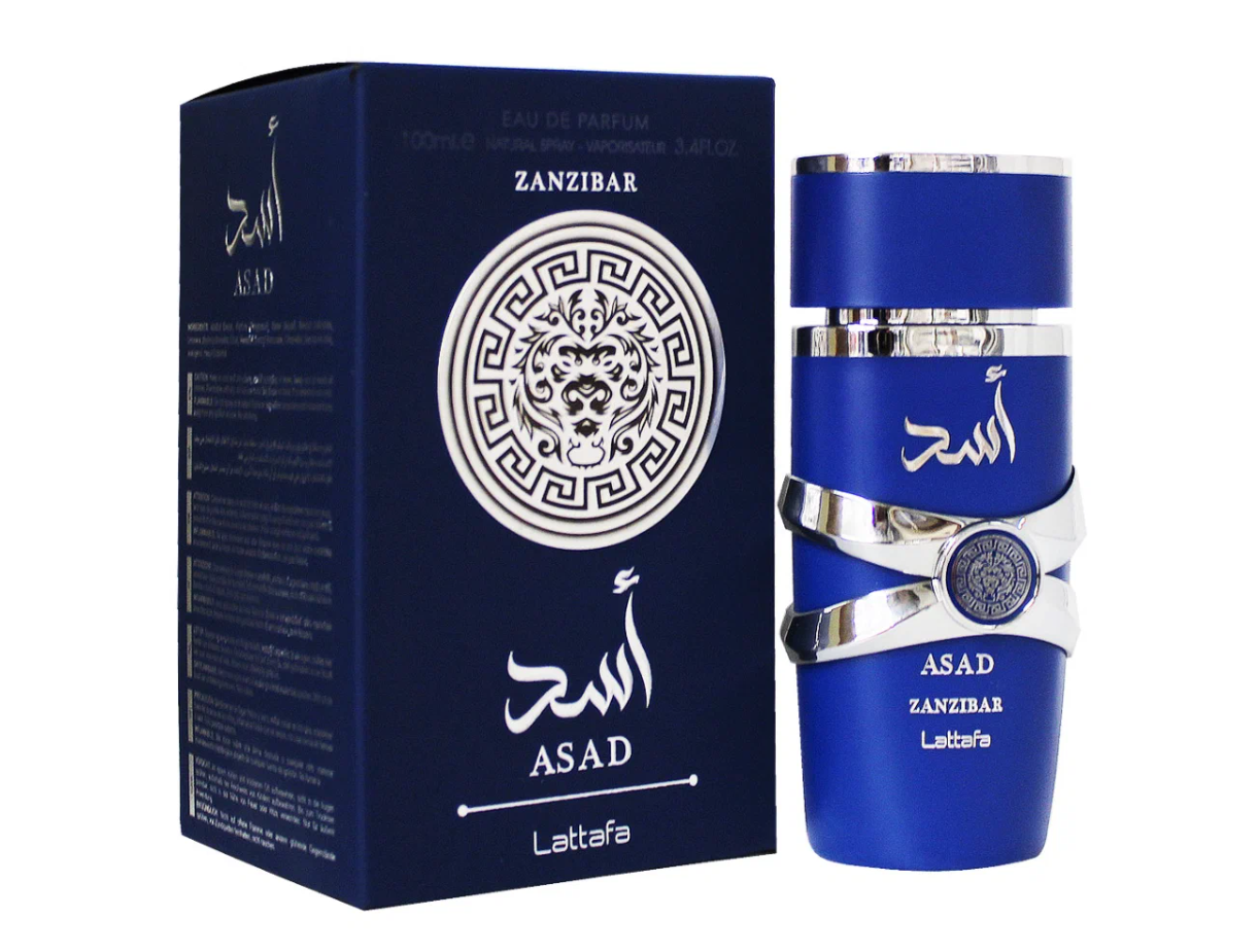 Парфюмерная вода для мужчин Asad Zanzibar, Lattafa Perfumes, 100 мл