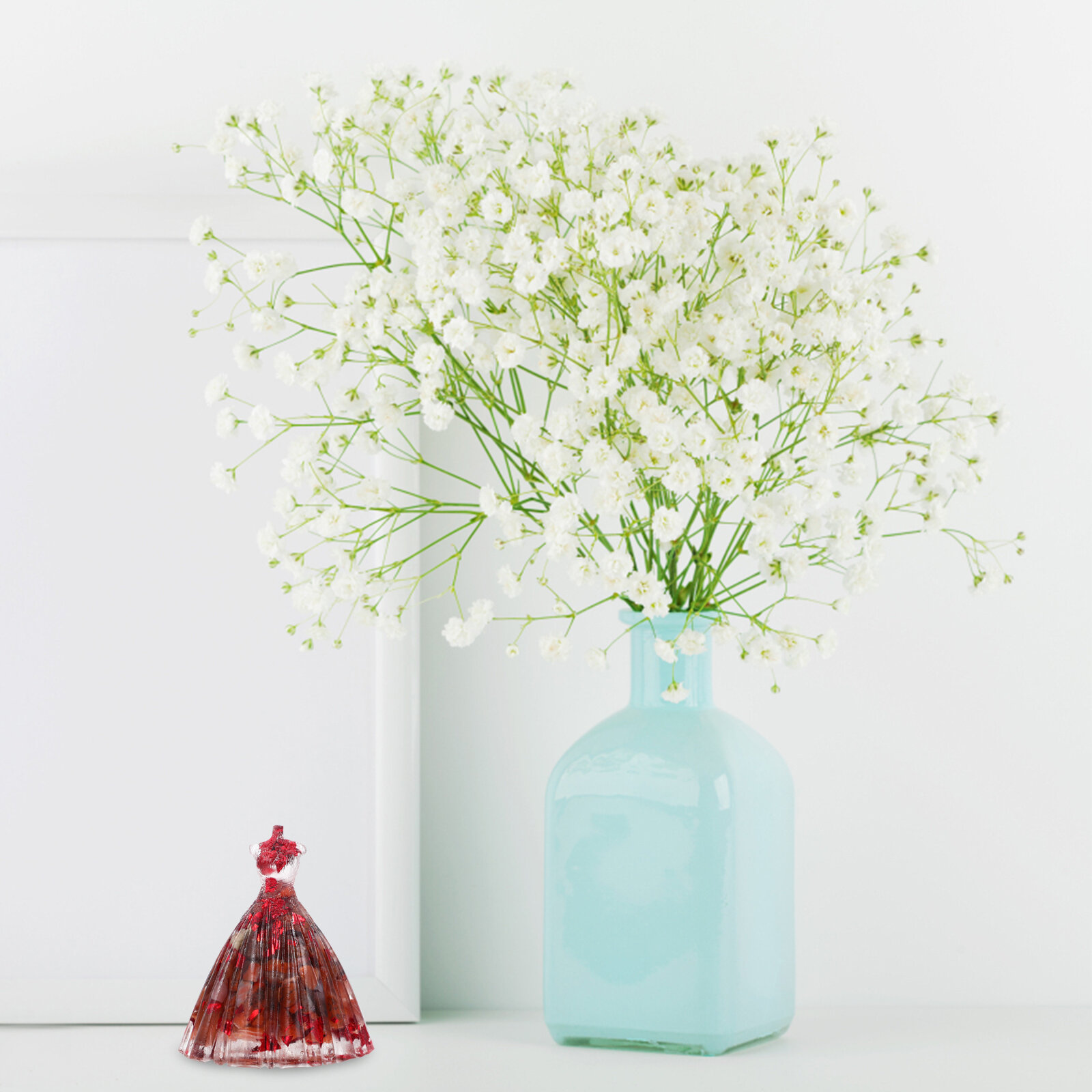 Украшение В Forme Свадебного Платья Для Дома И Офиса Красное 7 5X6 Cm