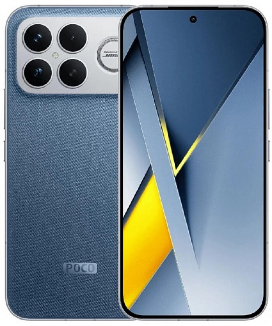 Смартфон Poco F8 Ultra, NFC, 5G, 12/256Gb, Denim Blue (Синий)