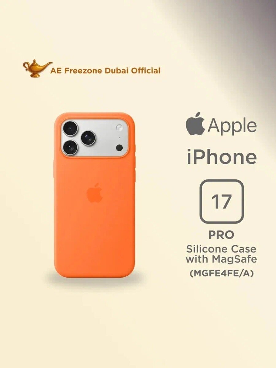 Чехол Apple iPhone 17 Pro Silicone Case with MagSafe Orange (MGFE4FE/A)