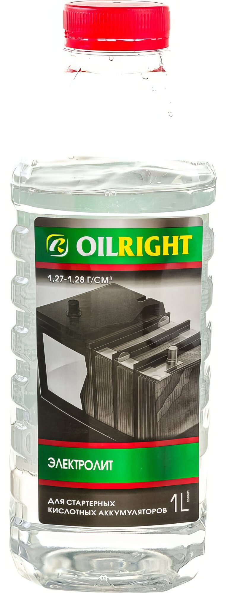 Электролит OILRIGHT 1 кг, 1.28 г/куб. см, пэт канистра 5500