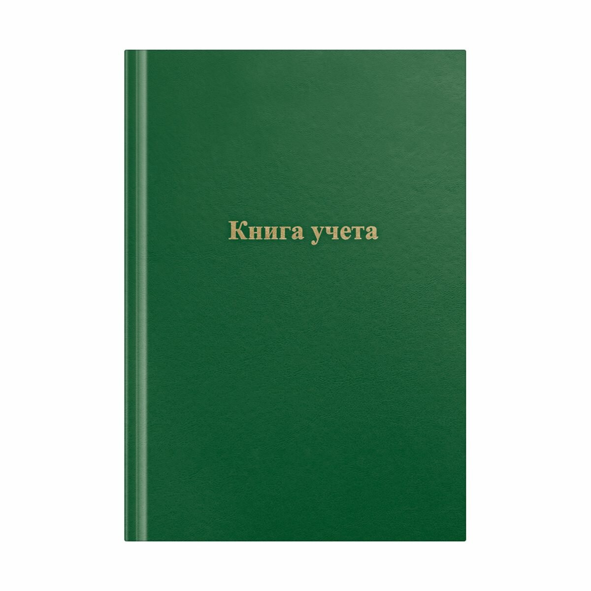 Бухгалтерская книга учета OfficeSpace (А4, 192л, клетка, 200x290мм, бумвинил, цвет зеленый, блок офсетный) (315600), 8шт.