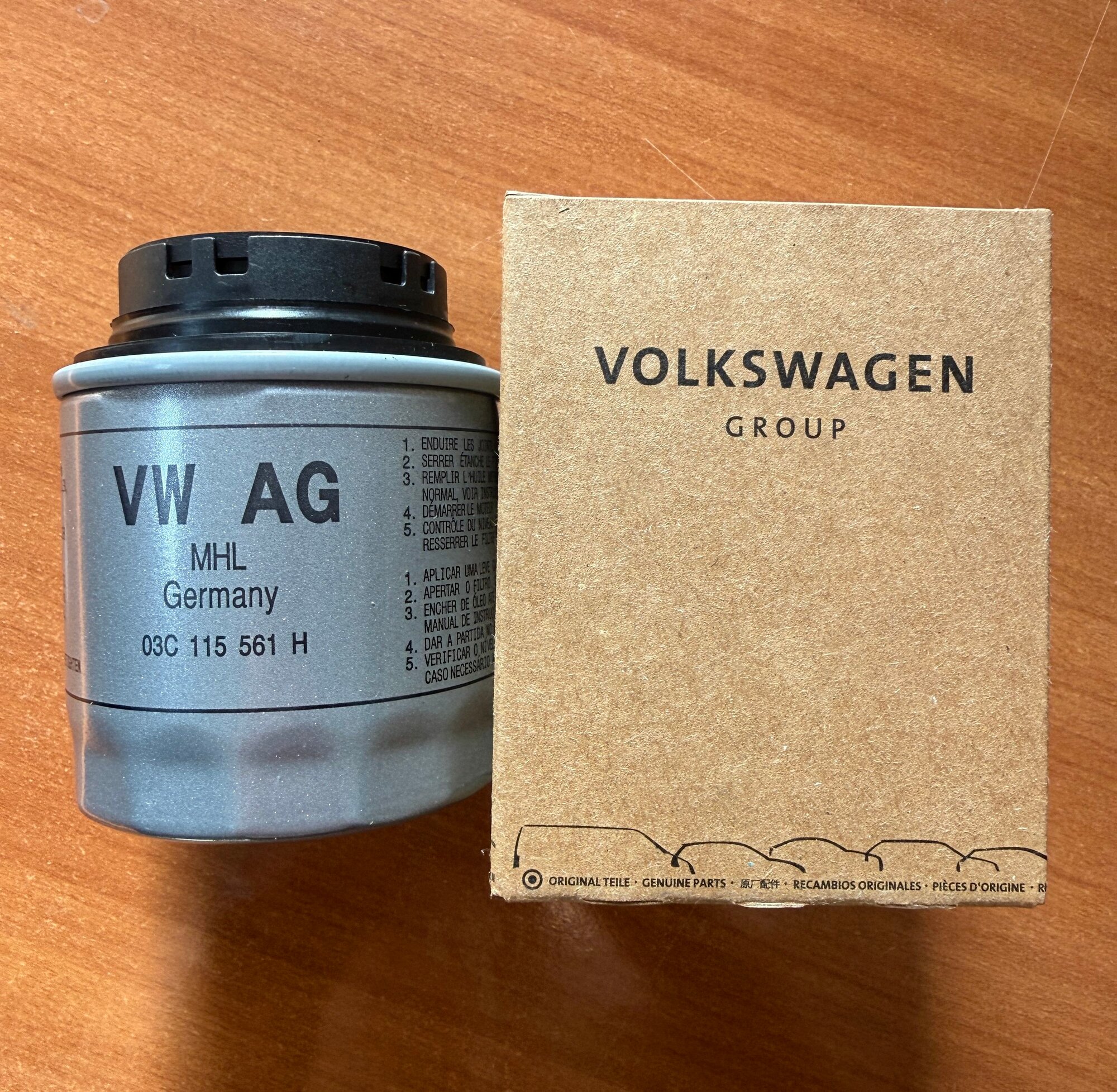 Фильтр масляный VAG 03C115561H (для двигателей 1.2-1.4 TSI) Audi A3 Skoda Fabia II Octavia II (A5) Rapid Volkswagen Golf V VI Passat (B6) Polo Sedan Tiguan I /кросс-номер MANN W 71294 /OEM 03C115561D