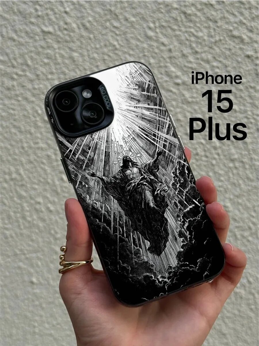 Чехол на Iphone 15 Plus ангел