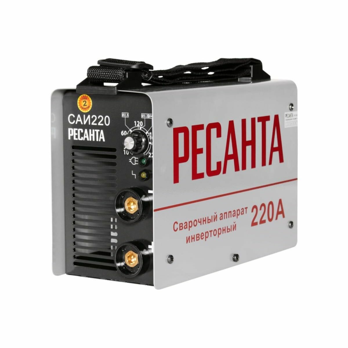 Сварочный аппарат инверторный Ресанта САИ-220, от 10 до 220А (65/3), 2 шт.