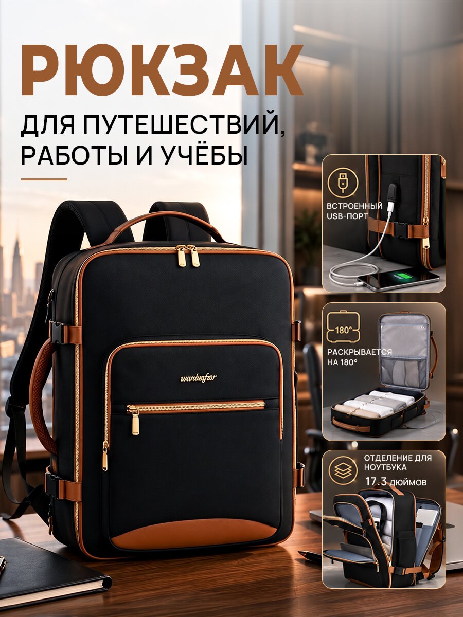 Рюкзак женский городской кожаный