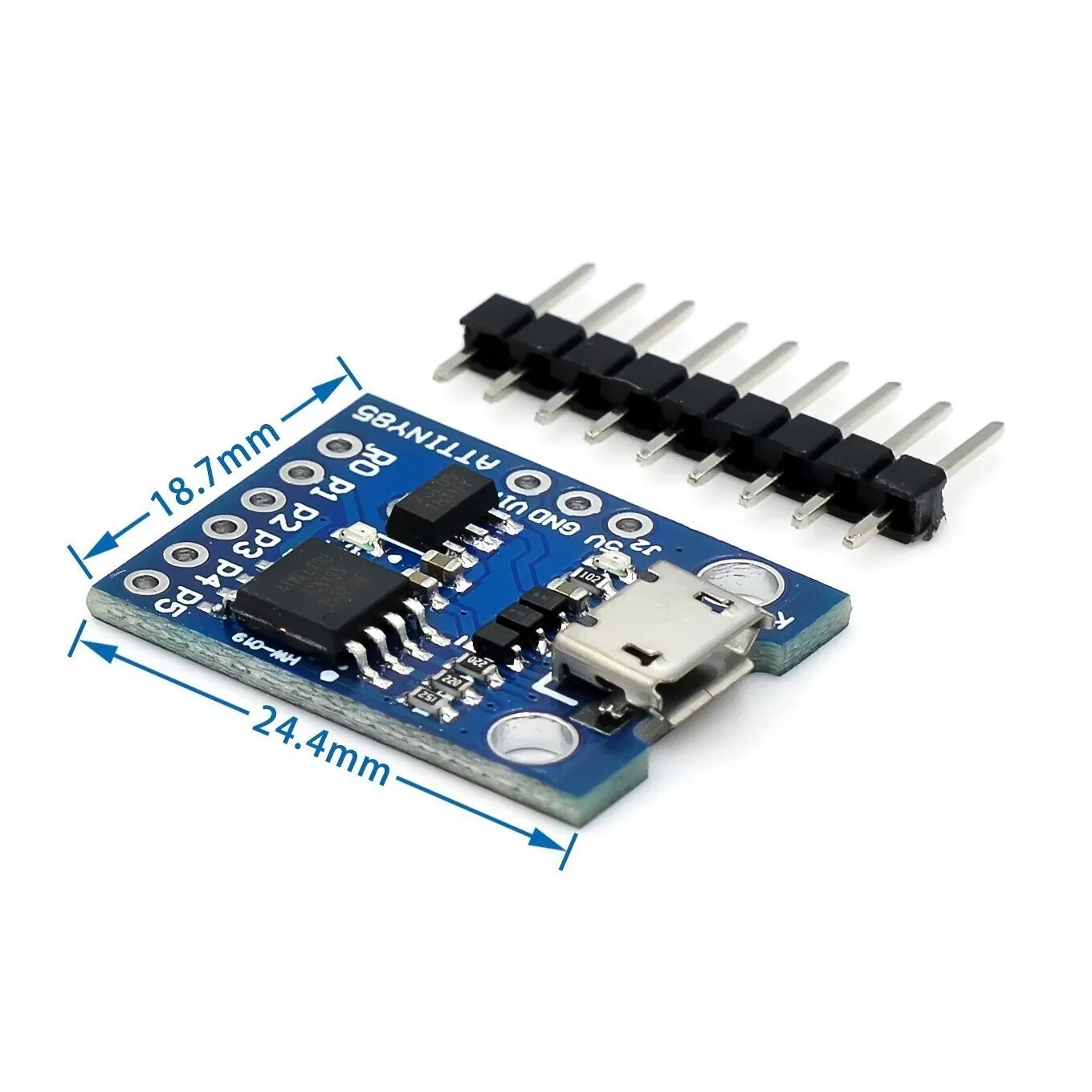 Digispark kickstarter плата Arduino ATTINY85