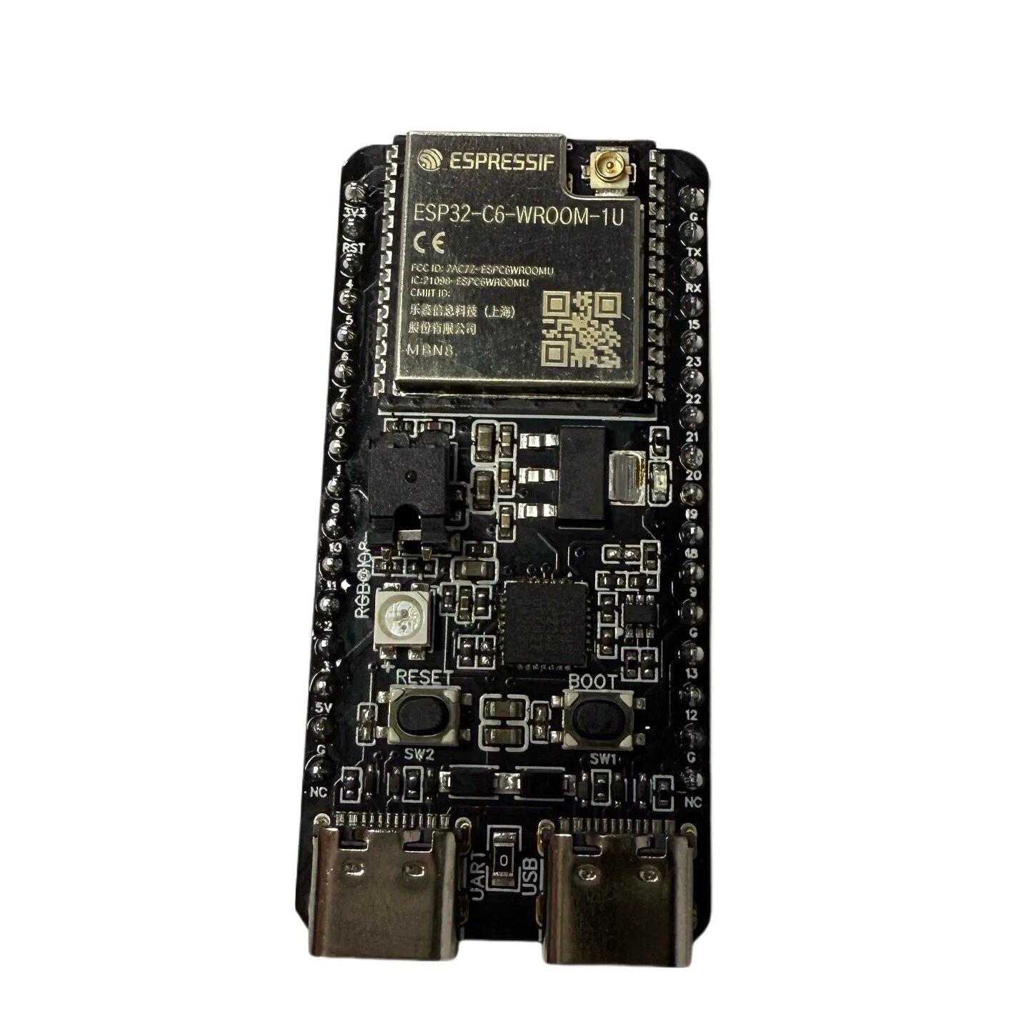ESP32-C6-DevKitC-1U модуль разработки Wi-Fi Bluetooth Zigbee Thread C6-DevKitC-1U Welded